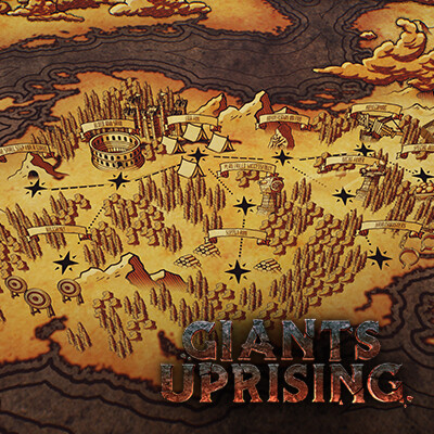 ArtStation - Giants Uprising - Story Map