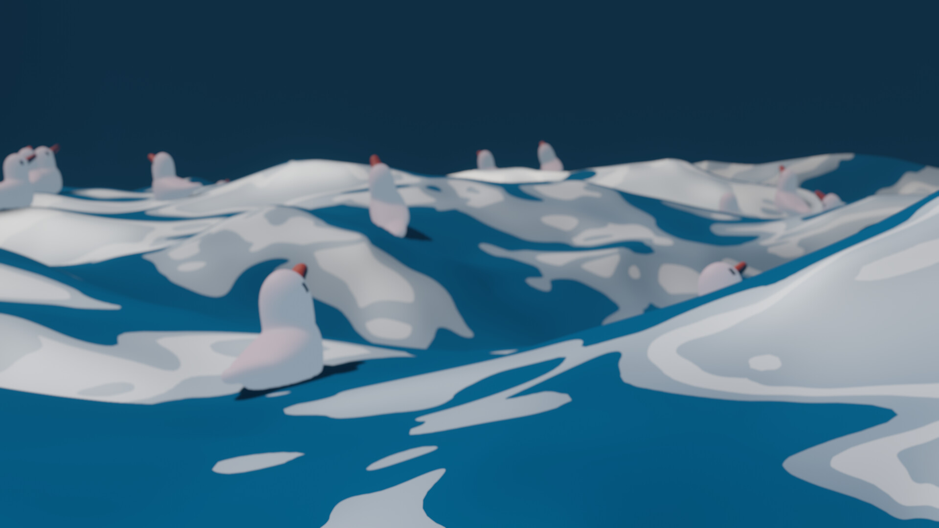 ArtStation - Ocean gulls animation