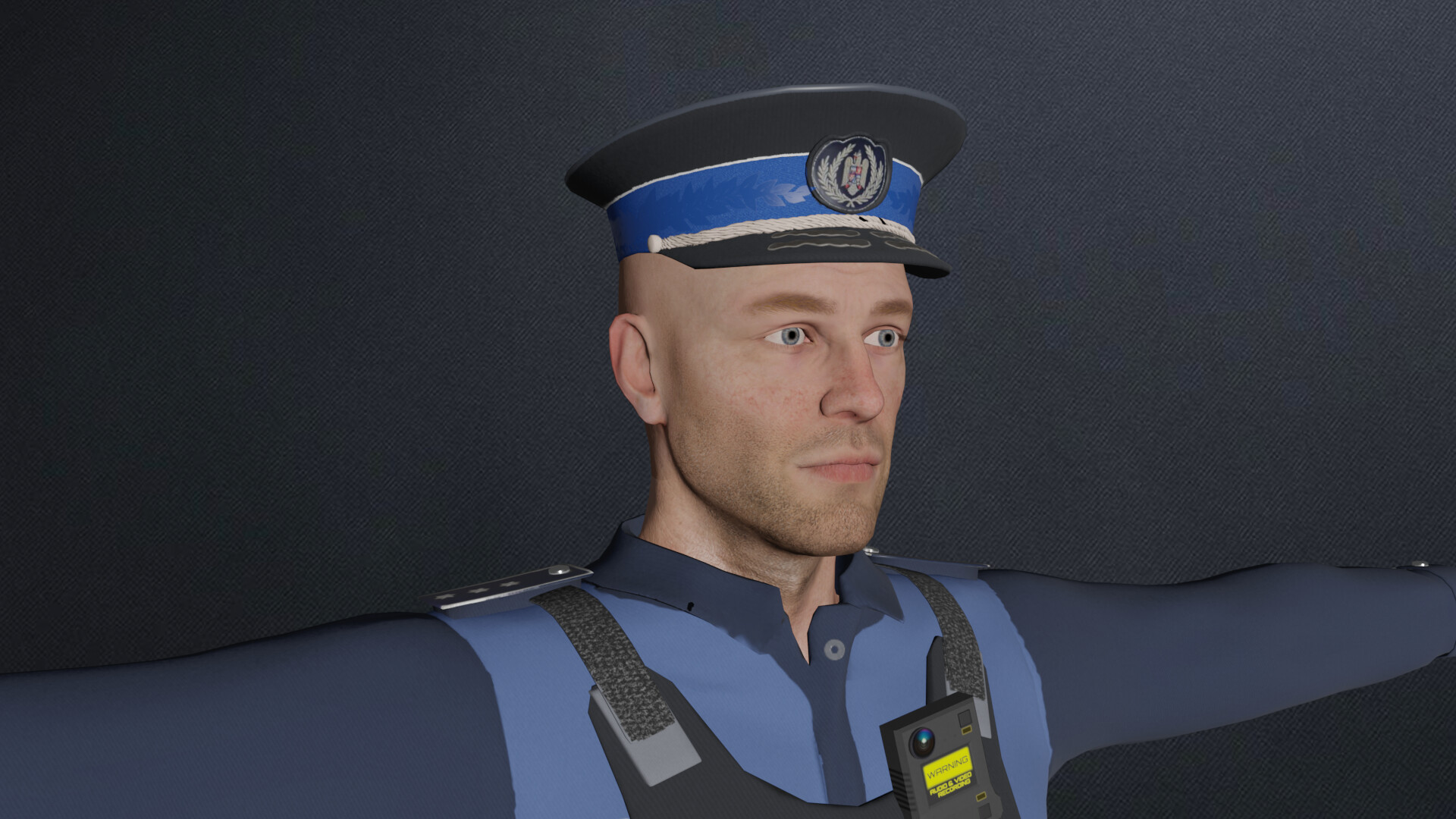 ArtStation - Romanian police officer Uniform