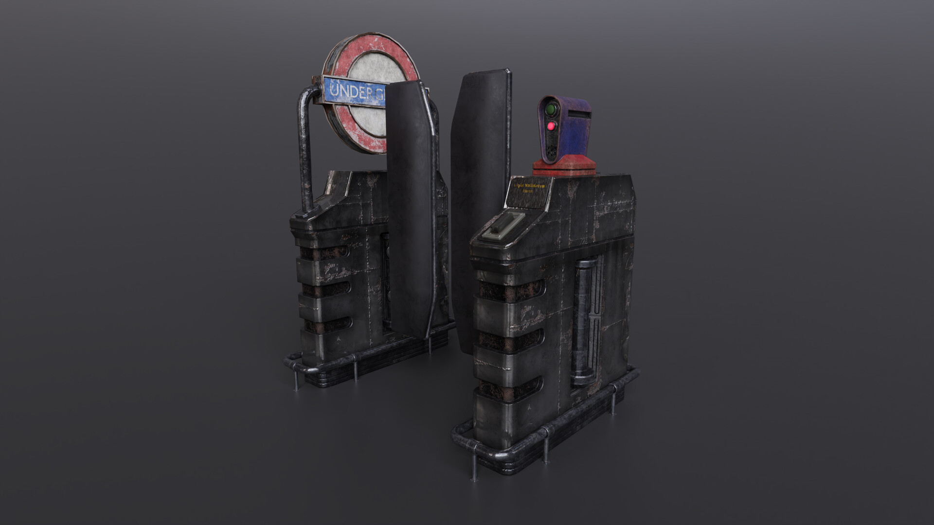 ArtStation - Fallout London Underground station ticket machine