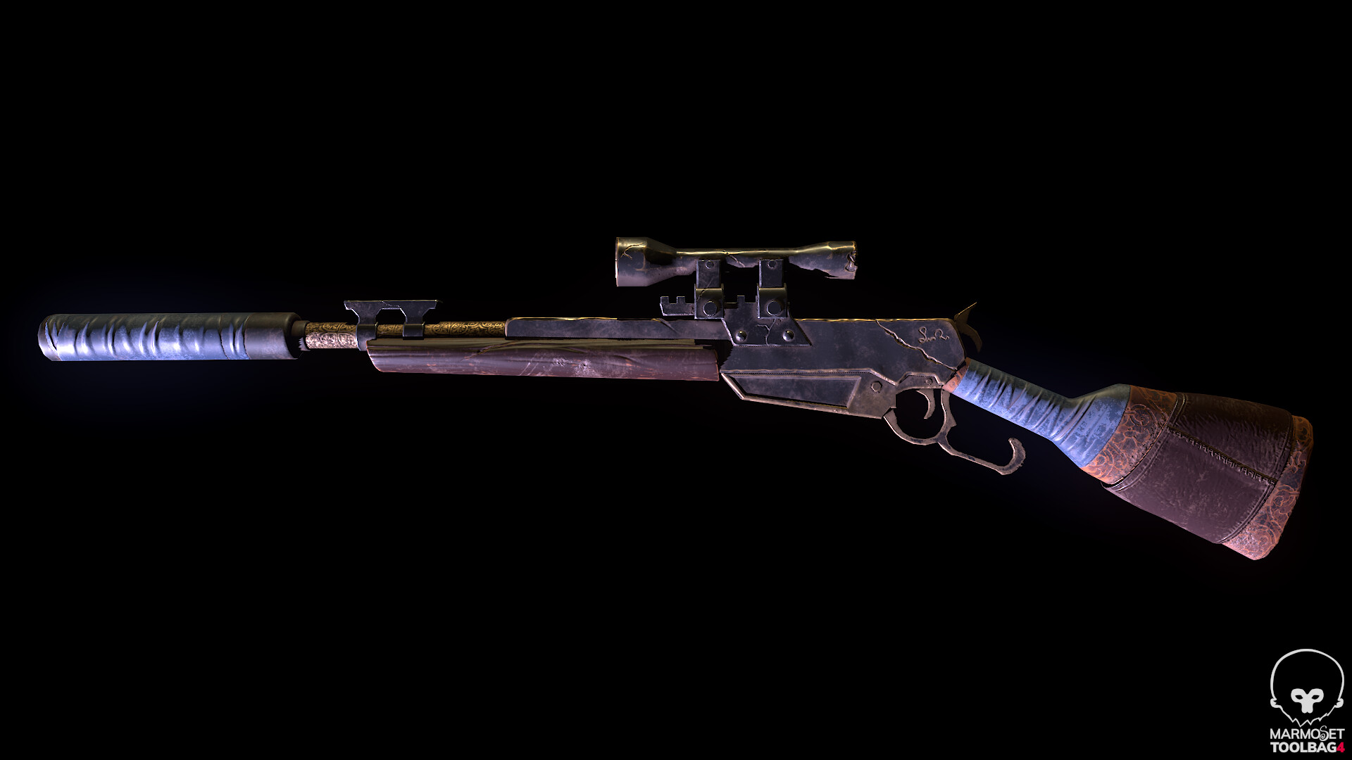 ArtStation - Game Asset Rifle