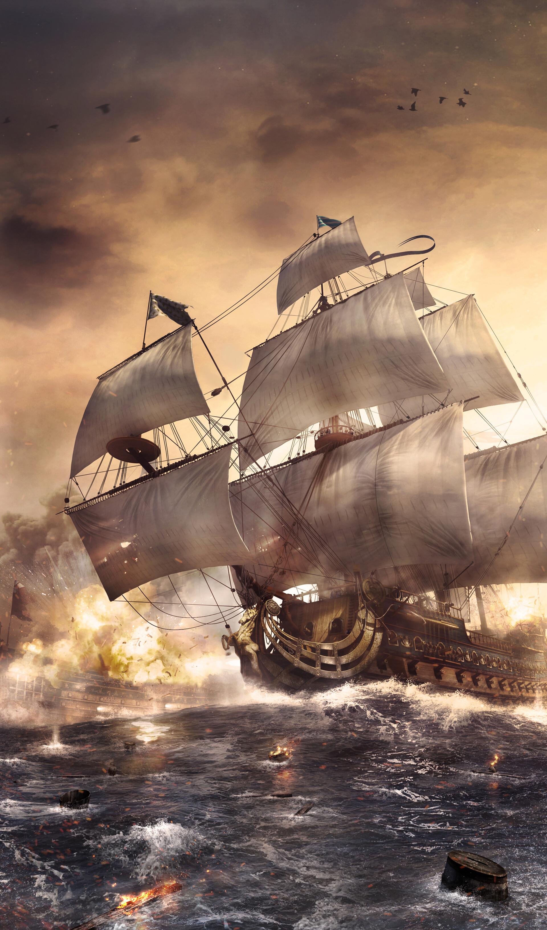 ArtStation - Battle of Barfleur