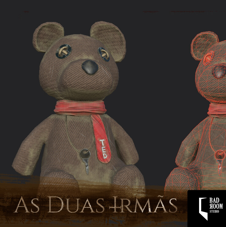 ArtStation - Two Sisters - Asset Ted Bear