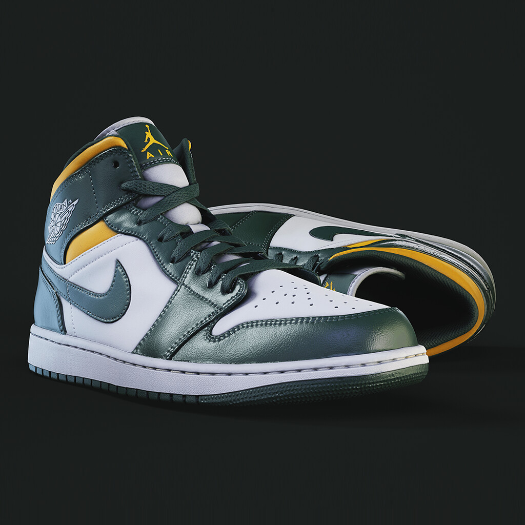 ArtStation - Photogrammetry Air Jordan (Realtime)