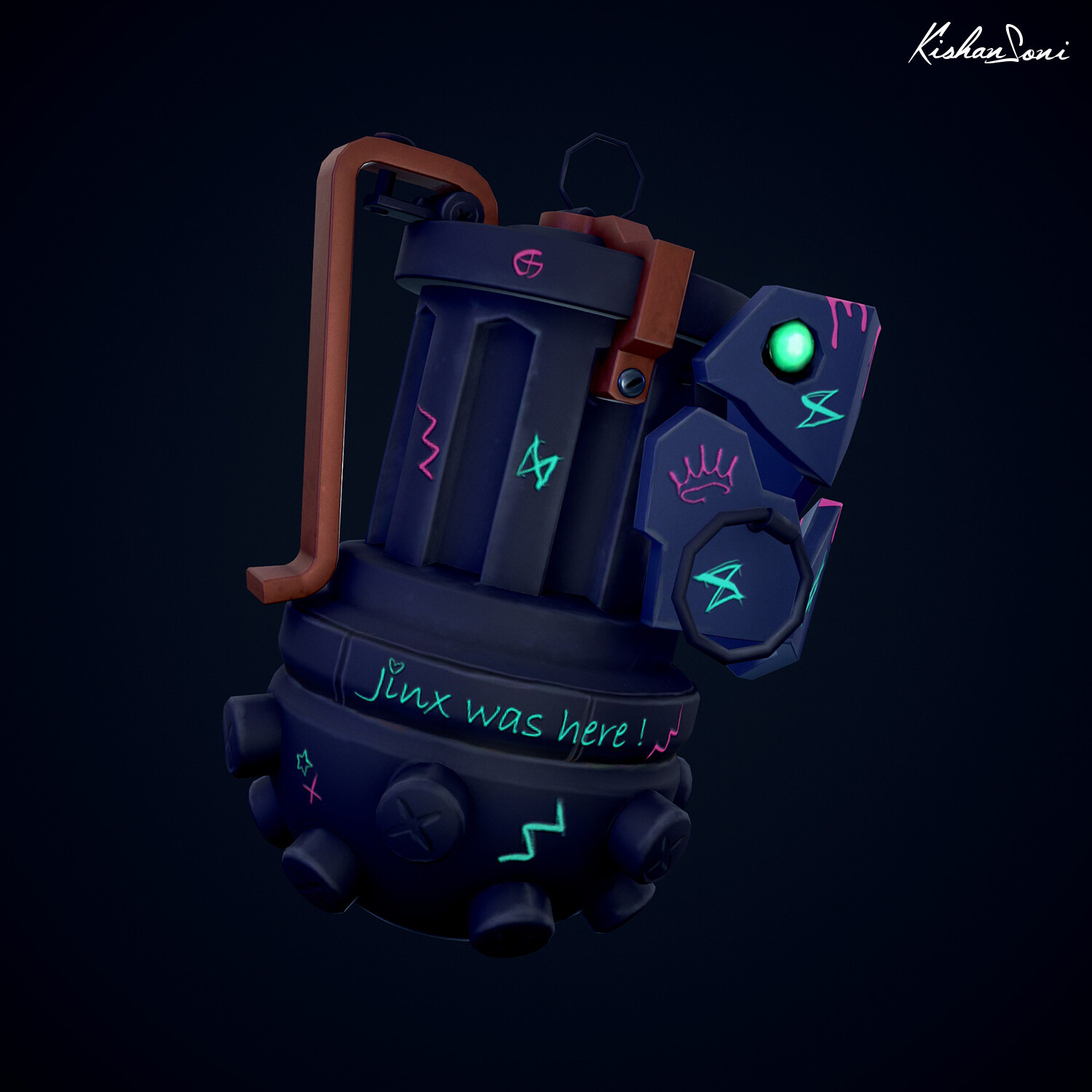 ArtStation - Jinx Grenade - Arcane