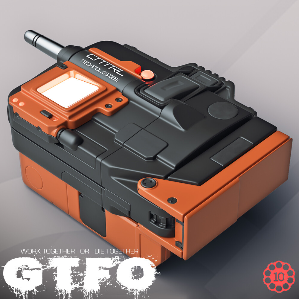 ArtStation - GTFO Hacking Puck Concept