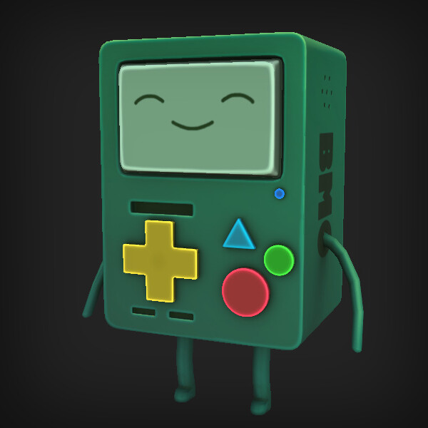 ArtStation - BMO from Adventure Time | Lowpoly