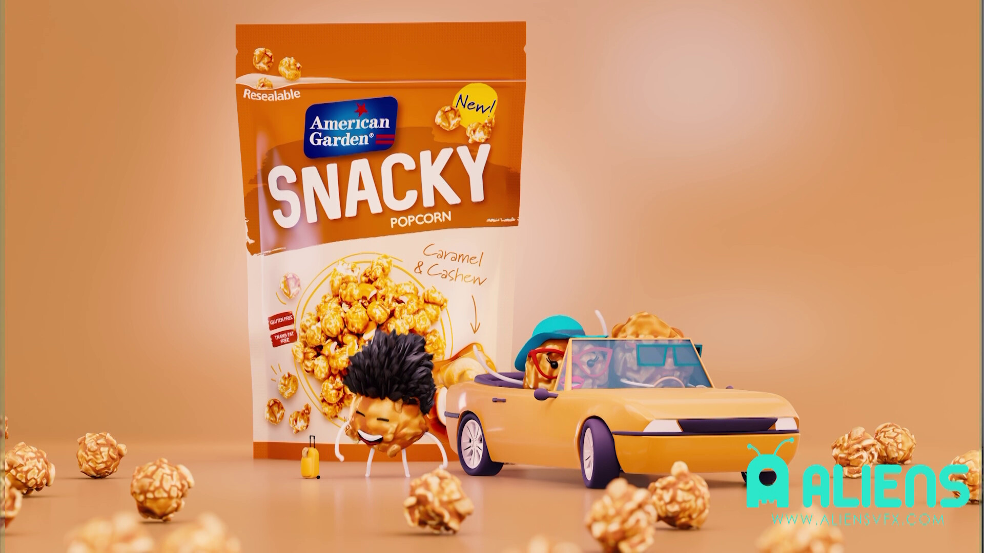 ArtStation - Snacky 3D Animation Ad