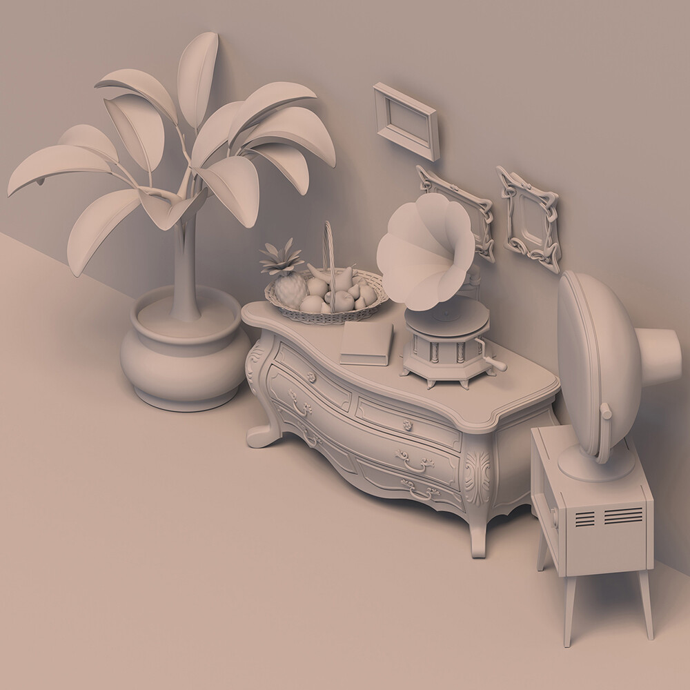 ArtStation - 3d models