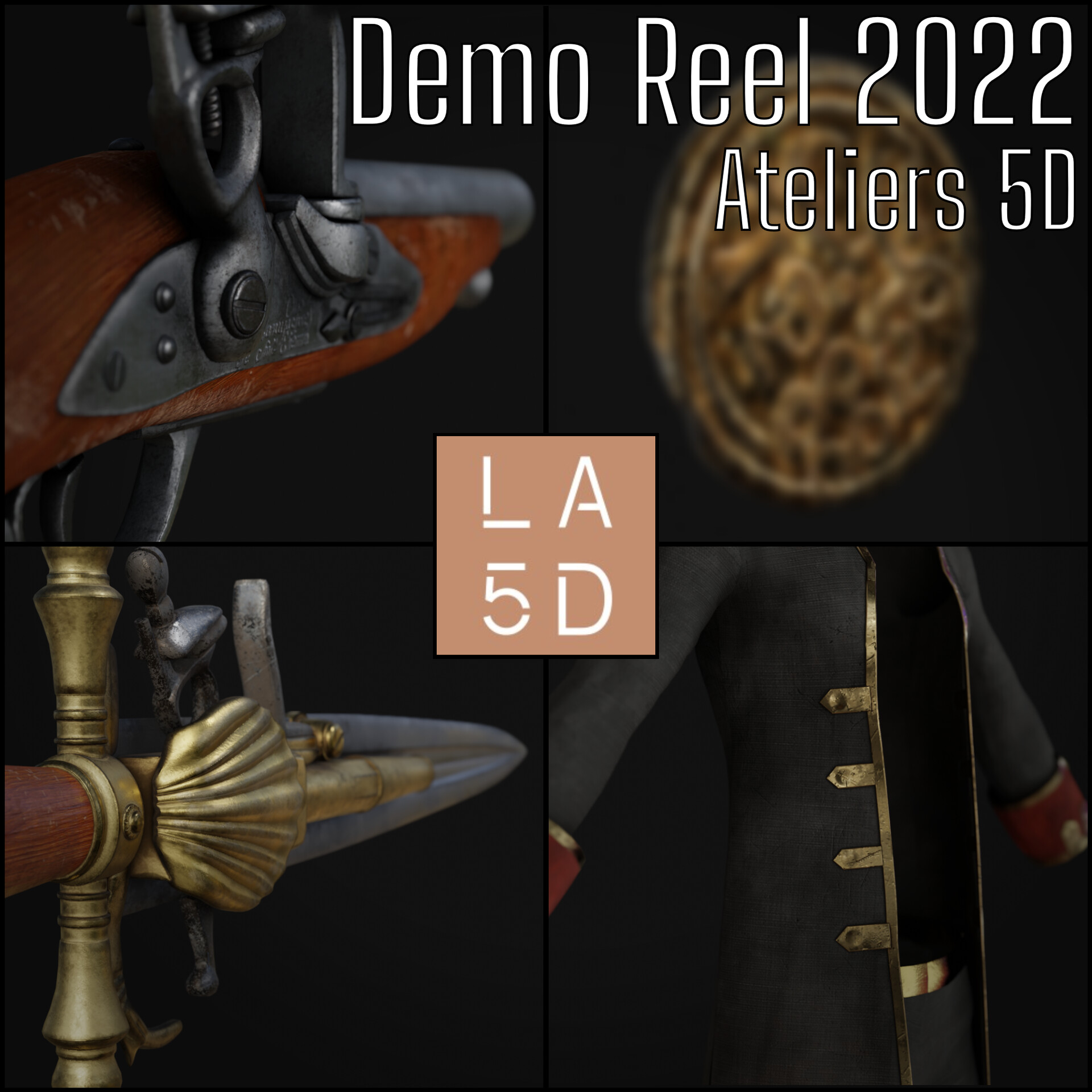 ArtStation - Demo Reel 2022 | Atelier 5D