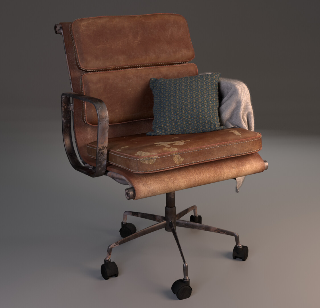 ArtStation - Rusty armchair