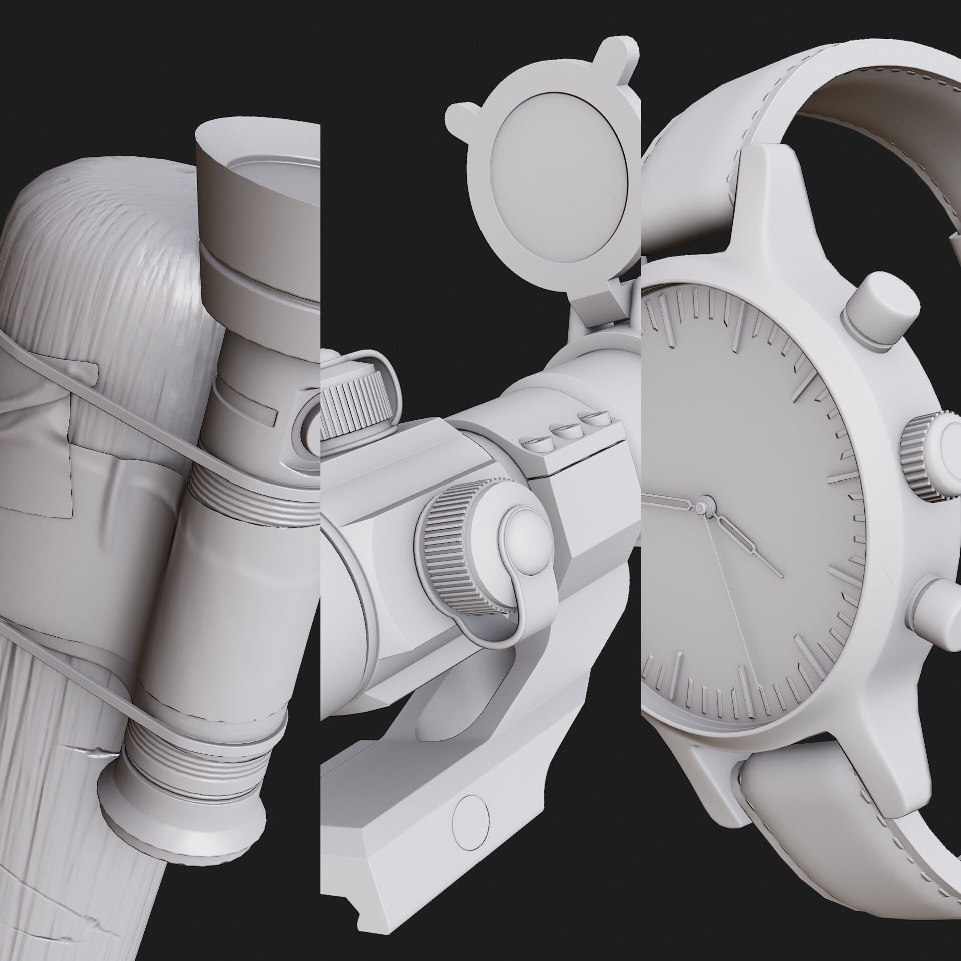 ArtStation - Various Hardsurface props