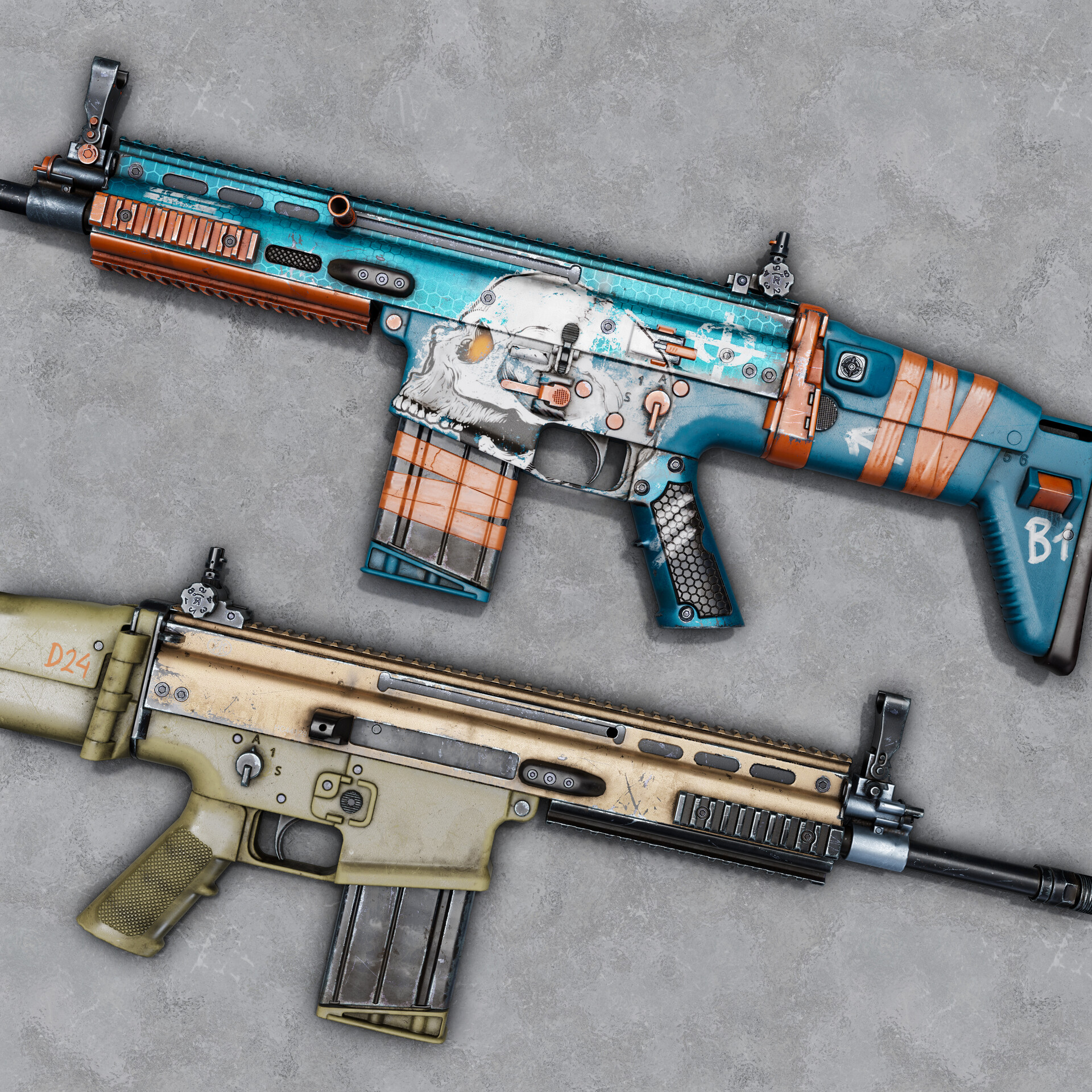 ArtStation - FN SCAR-H MK2