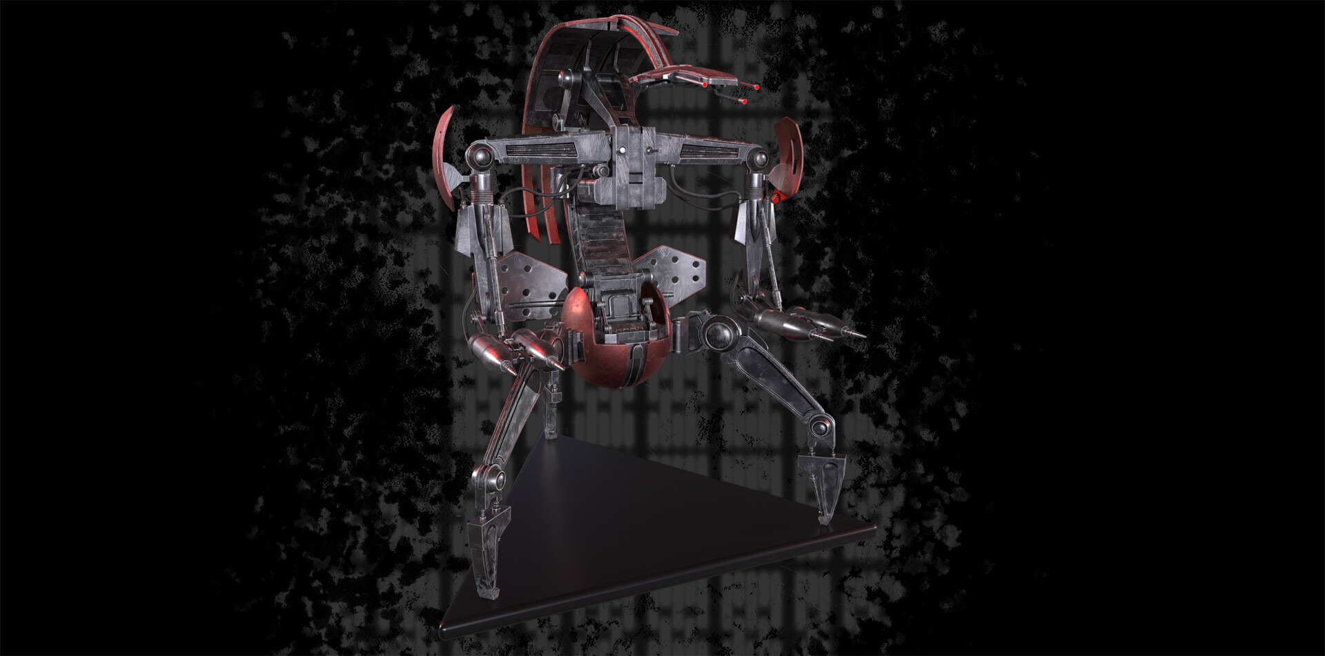 ArtStation - Droideka - Droid (Game Ready- Fan Made)