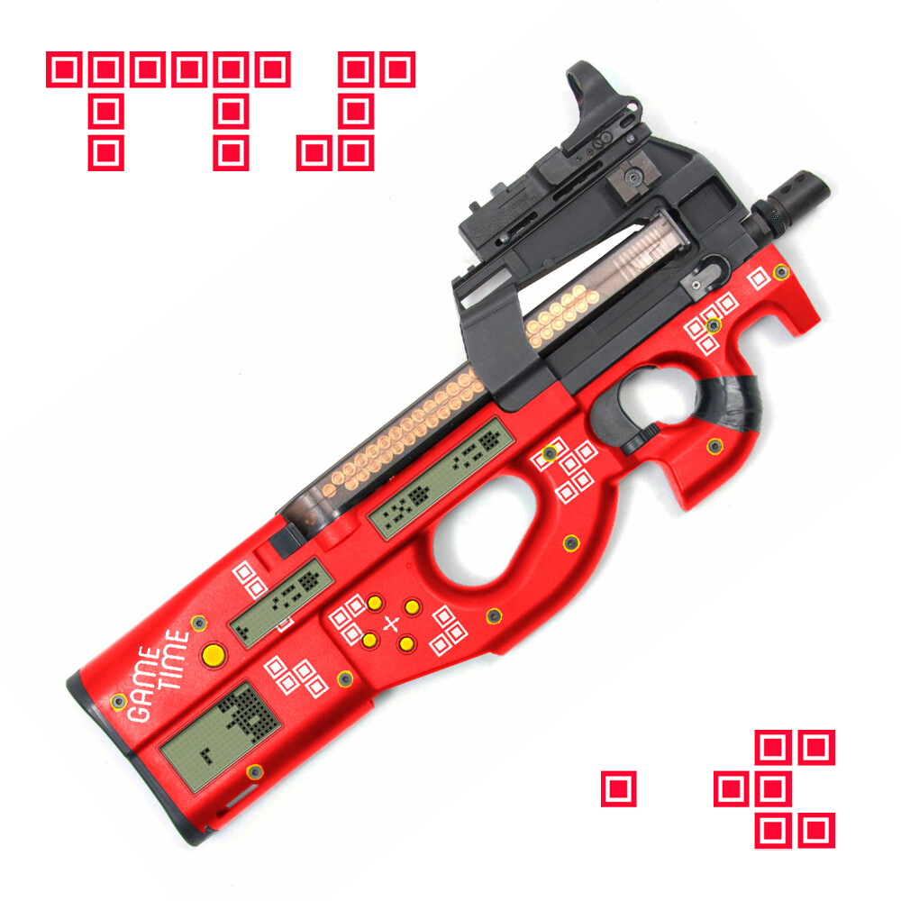 ArtStation - Concept art: FN P90 "Tetris"