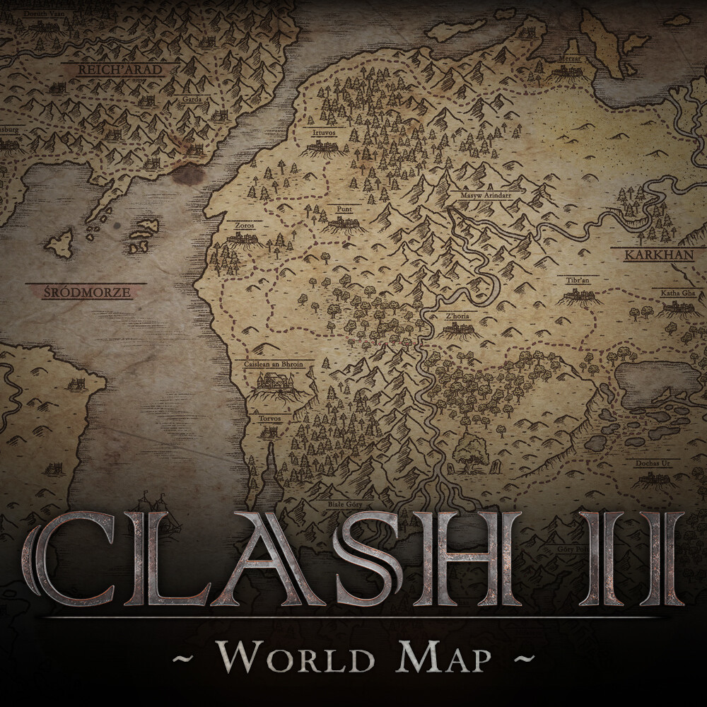 ArtStation - Clash II - World Map