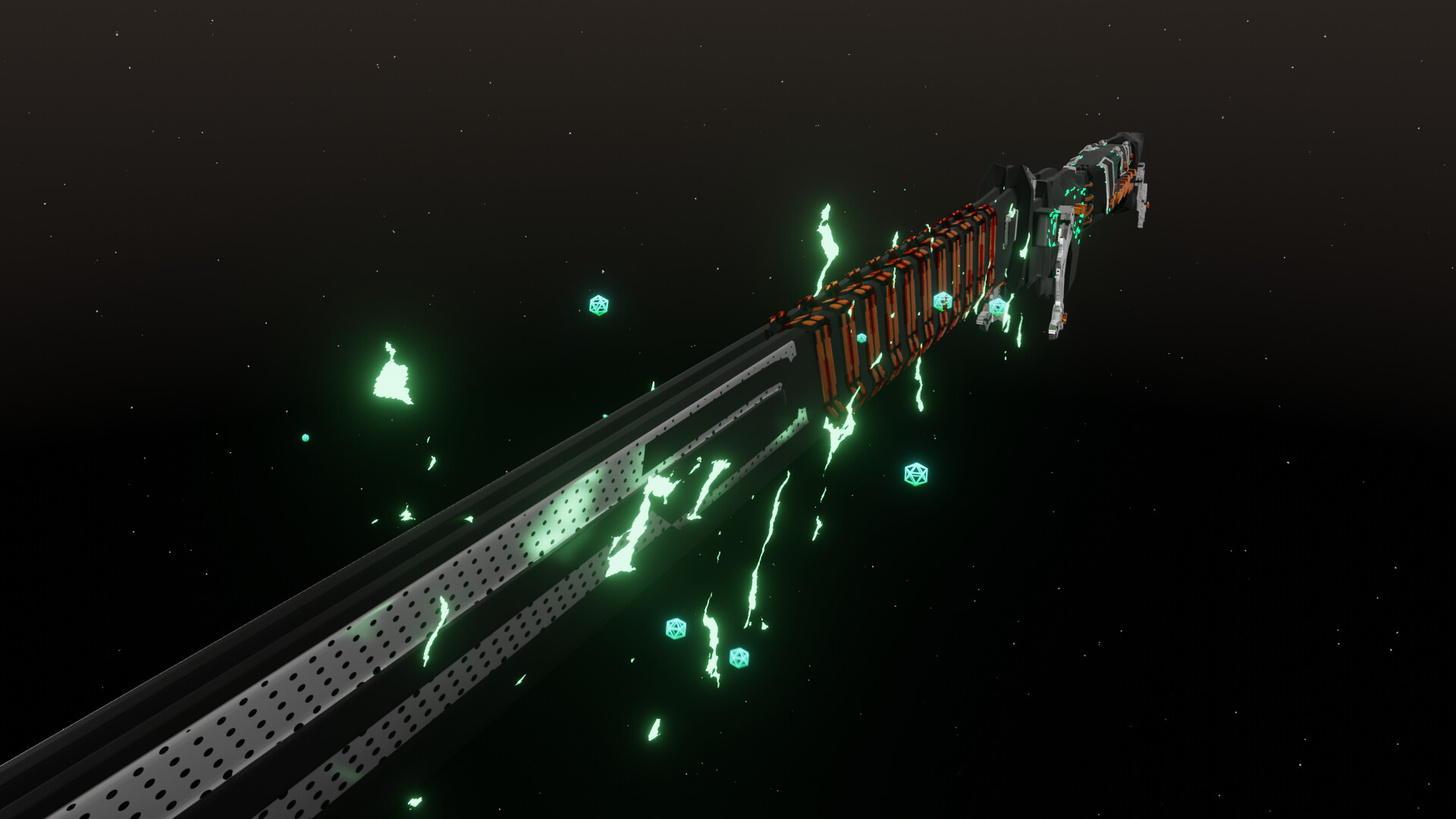 ArtStation - Electric Green Neon Sword