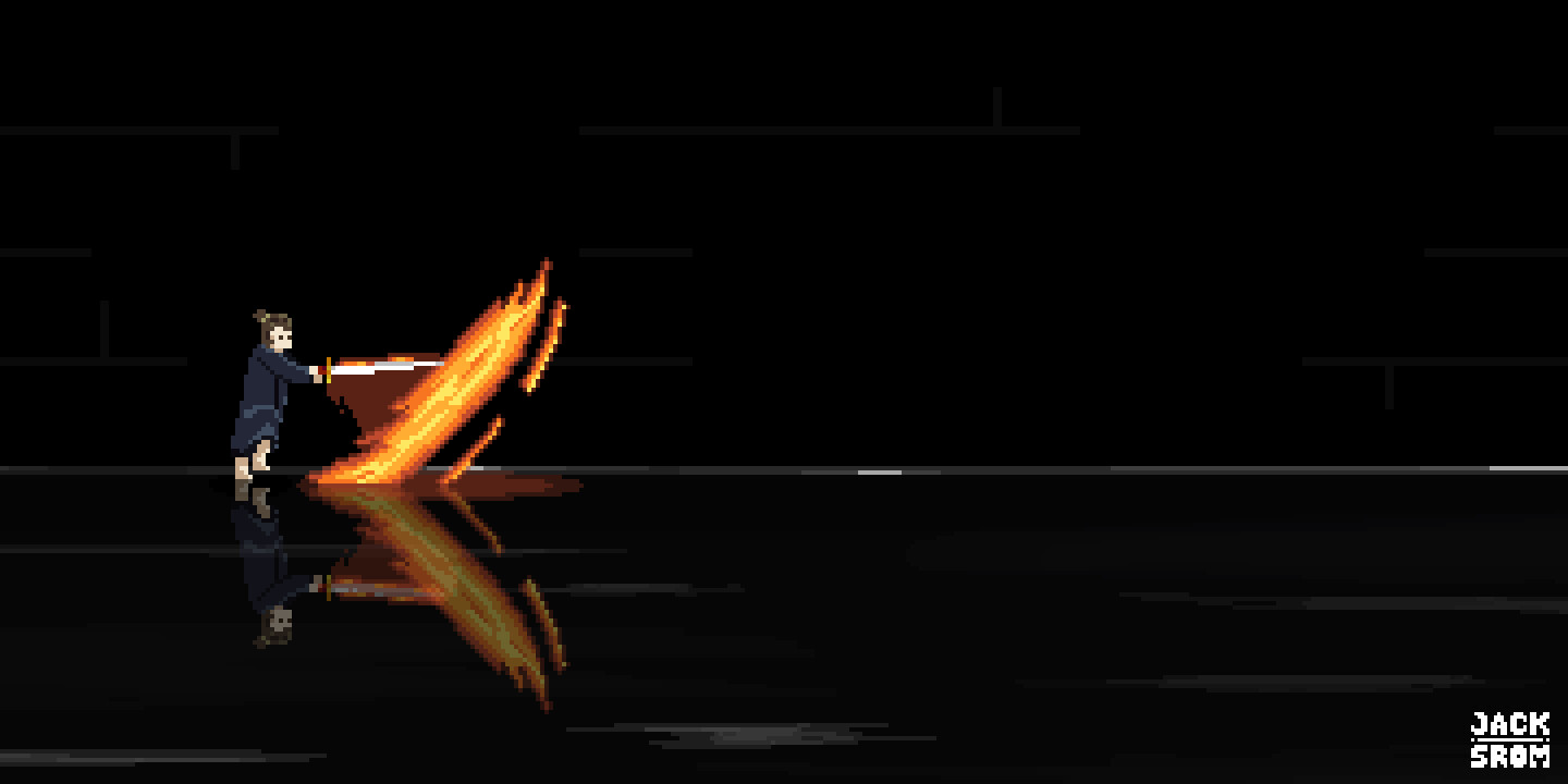 ArtStation - Samurai sword swing animation