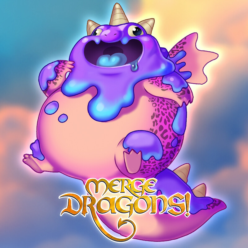 ArtStation - Merge Dragons - Gluttonous Dragon