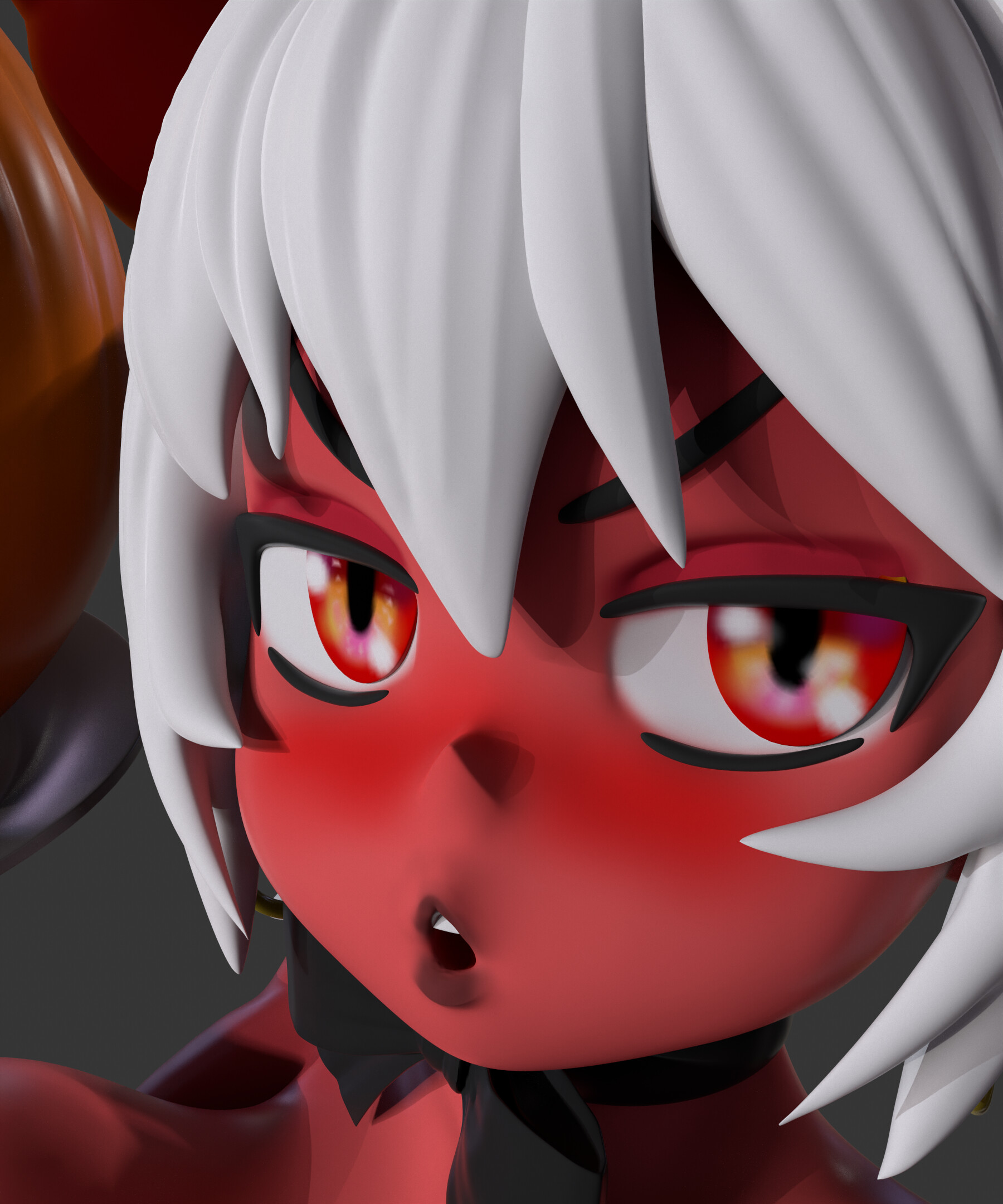 ArtStation - Demon Girl Halloween Figure