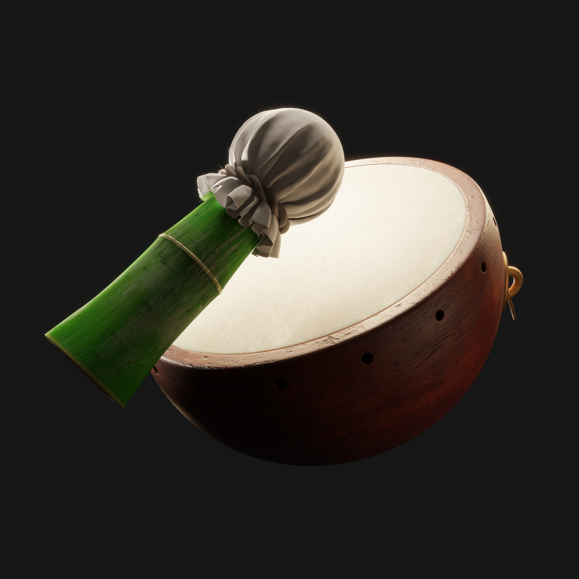 ArtStation - Bamboo Drum