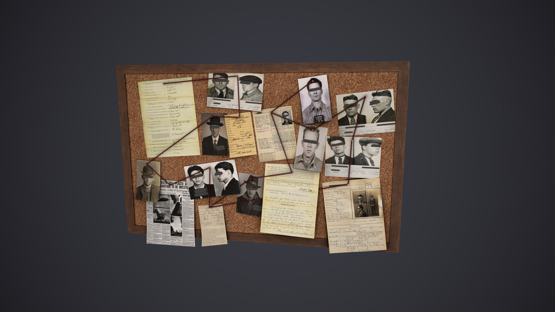 ArtStation - Crime Board