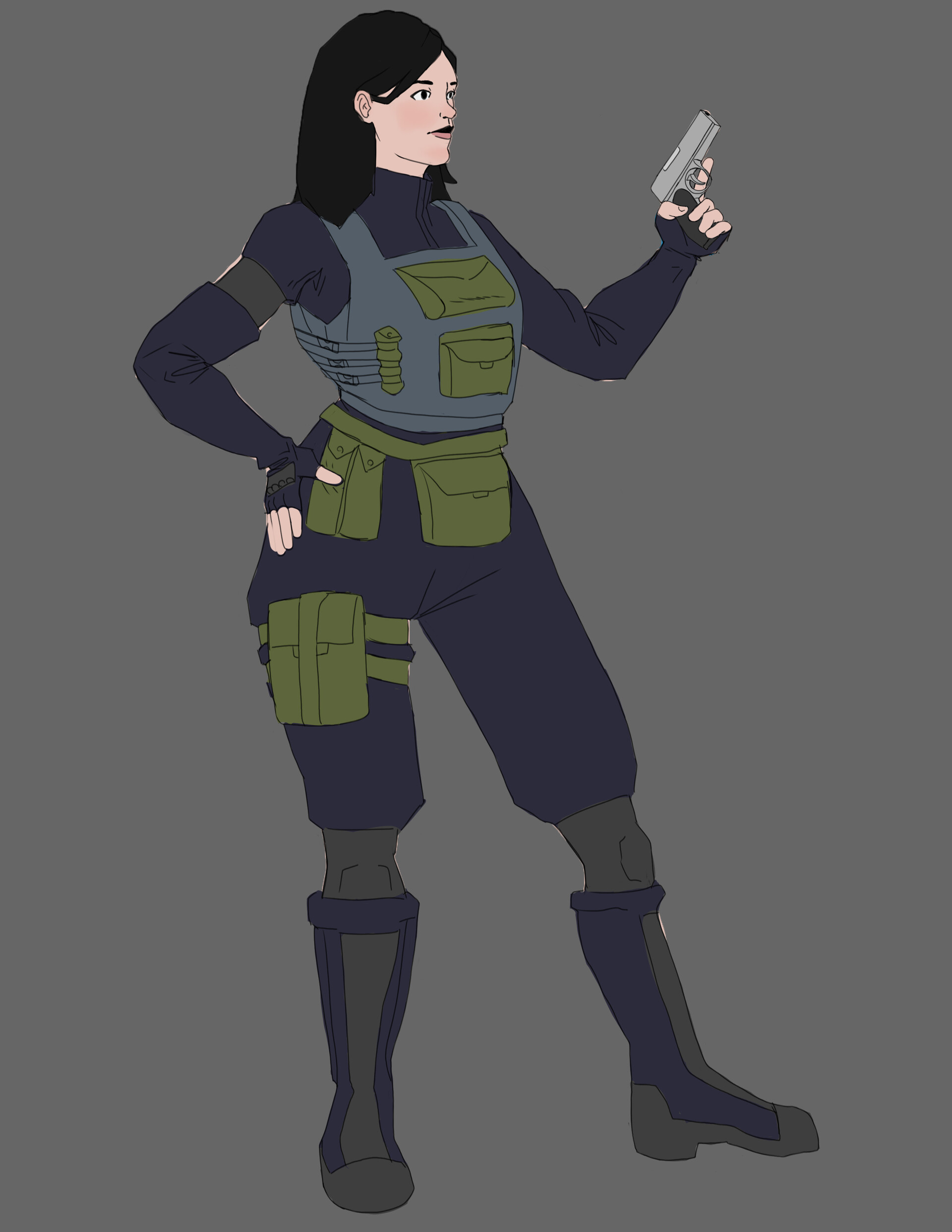 ArtStation - Merc Woman Wardrobe