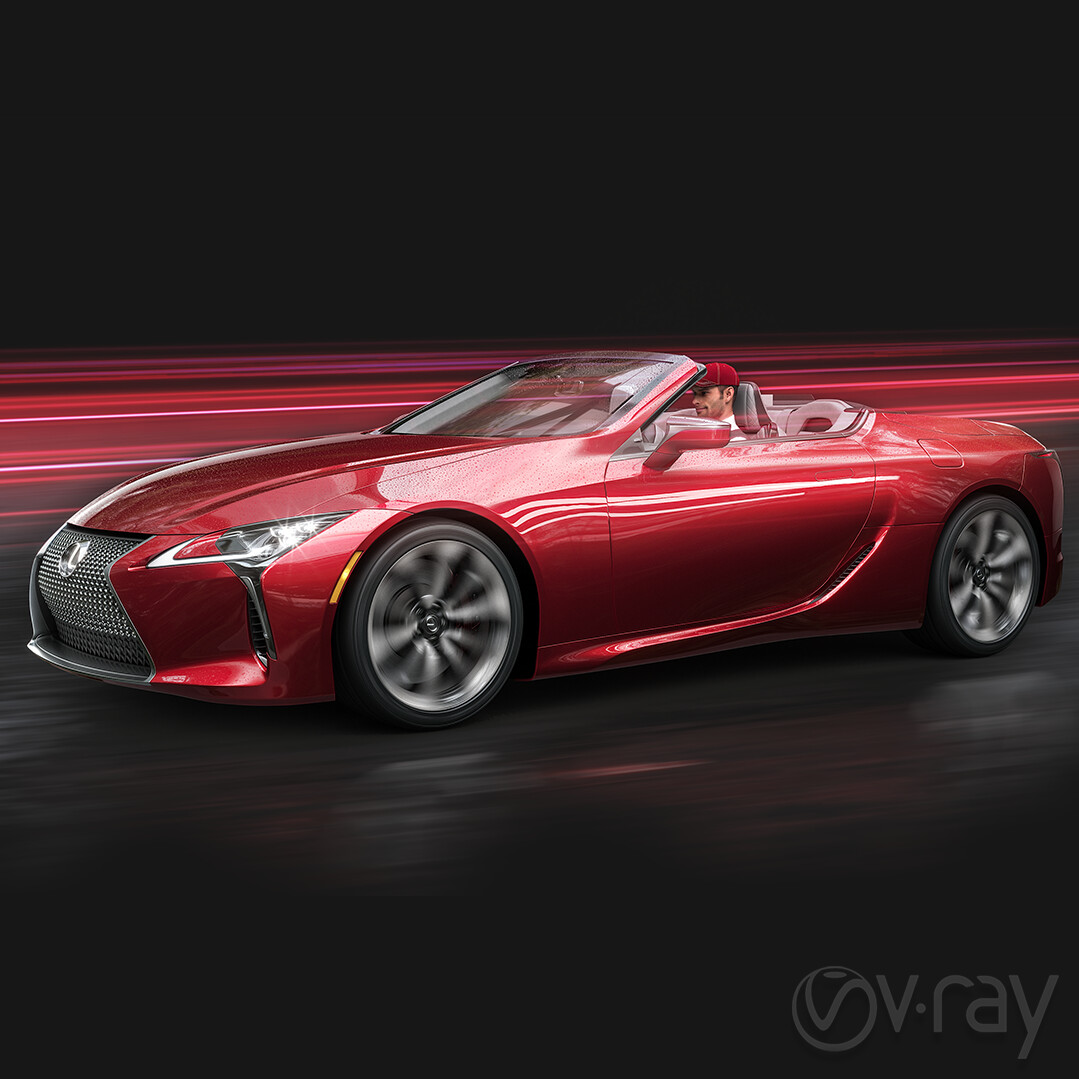 ArtStation - Lexus LC 500 - Automotive render and retouch