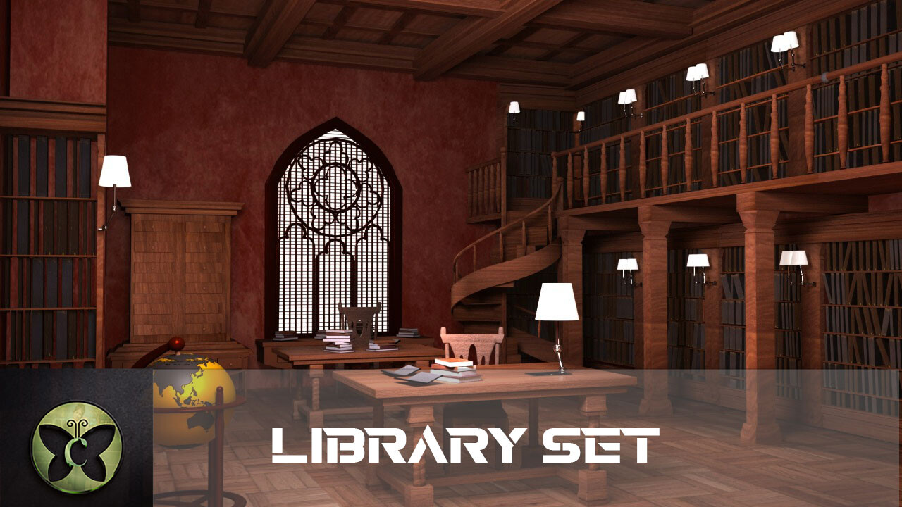 ArtStation - Library set
