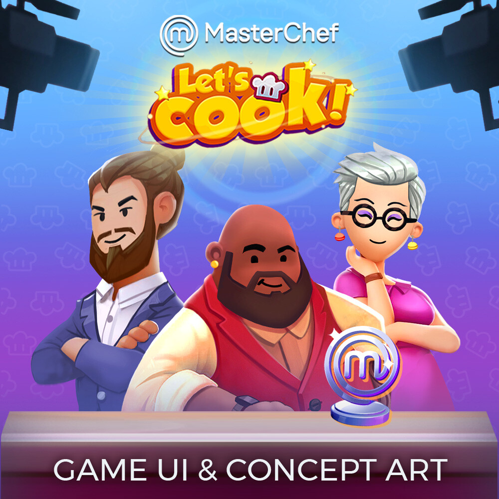 Johanna Girard - Masterchef Let's Cook! - UI Design & Concept Art