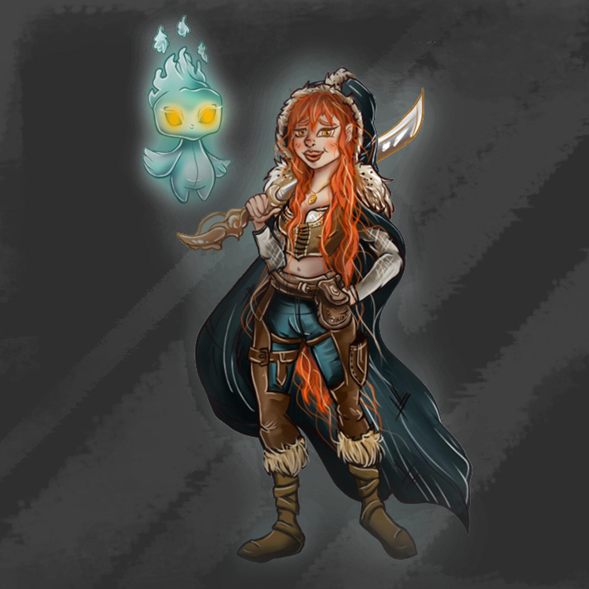 ArtStation - Concept Art - Character creation (Class exercise)