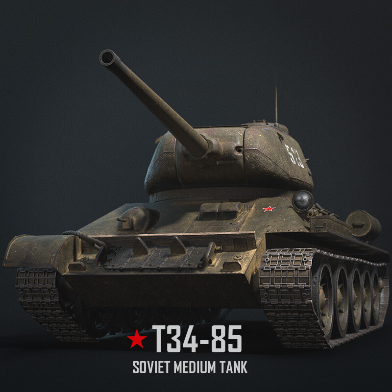 ArtStation - T 34-85