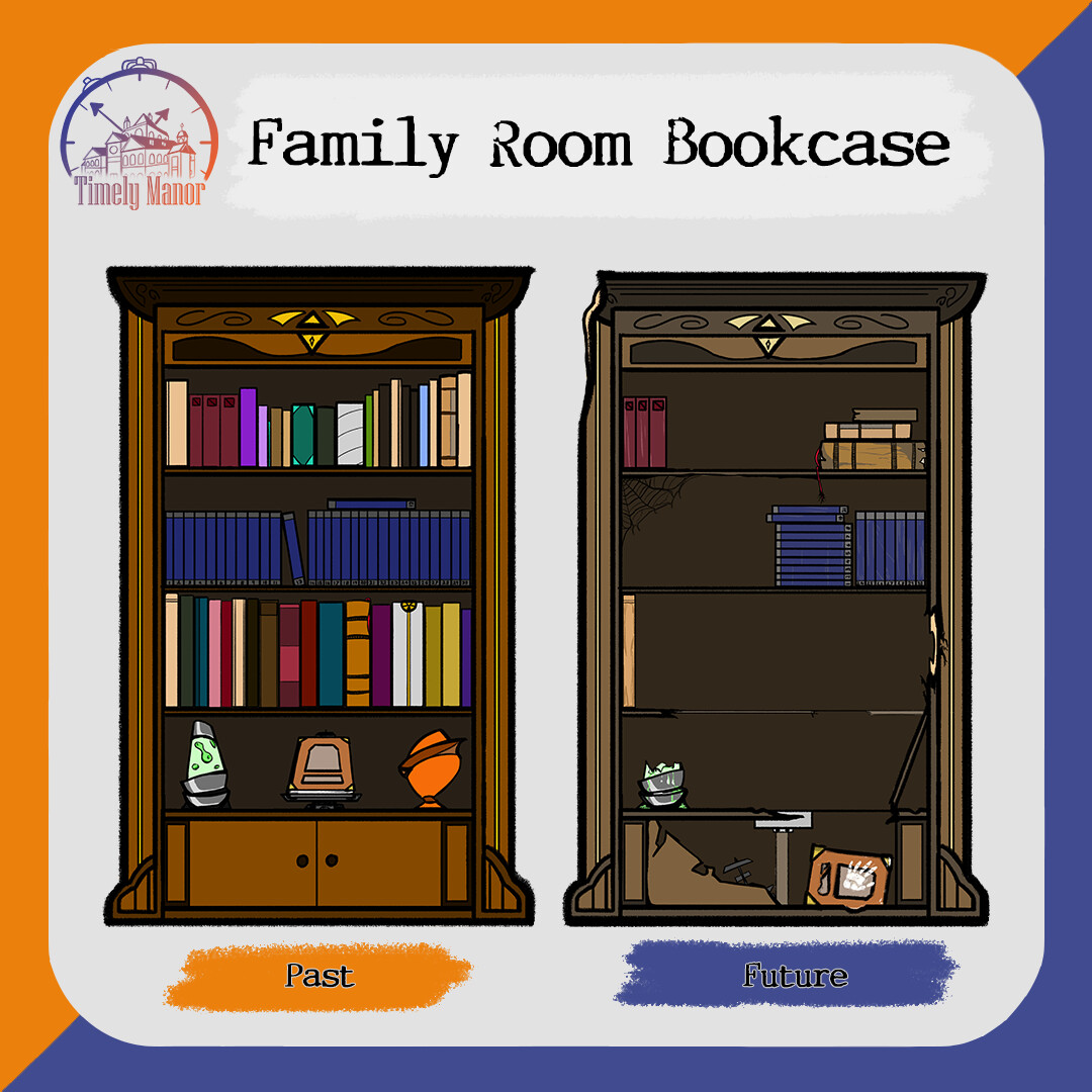 ArtStation - "Timely Manor" 2D Game Assets