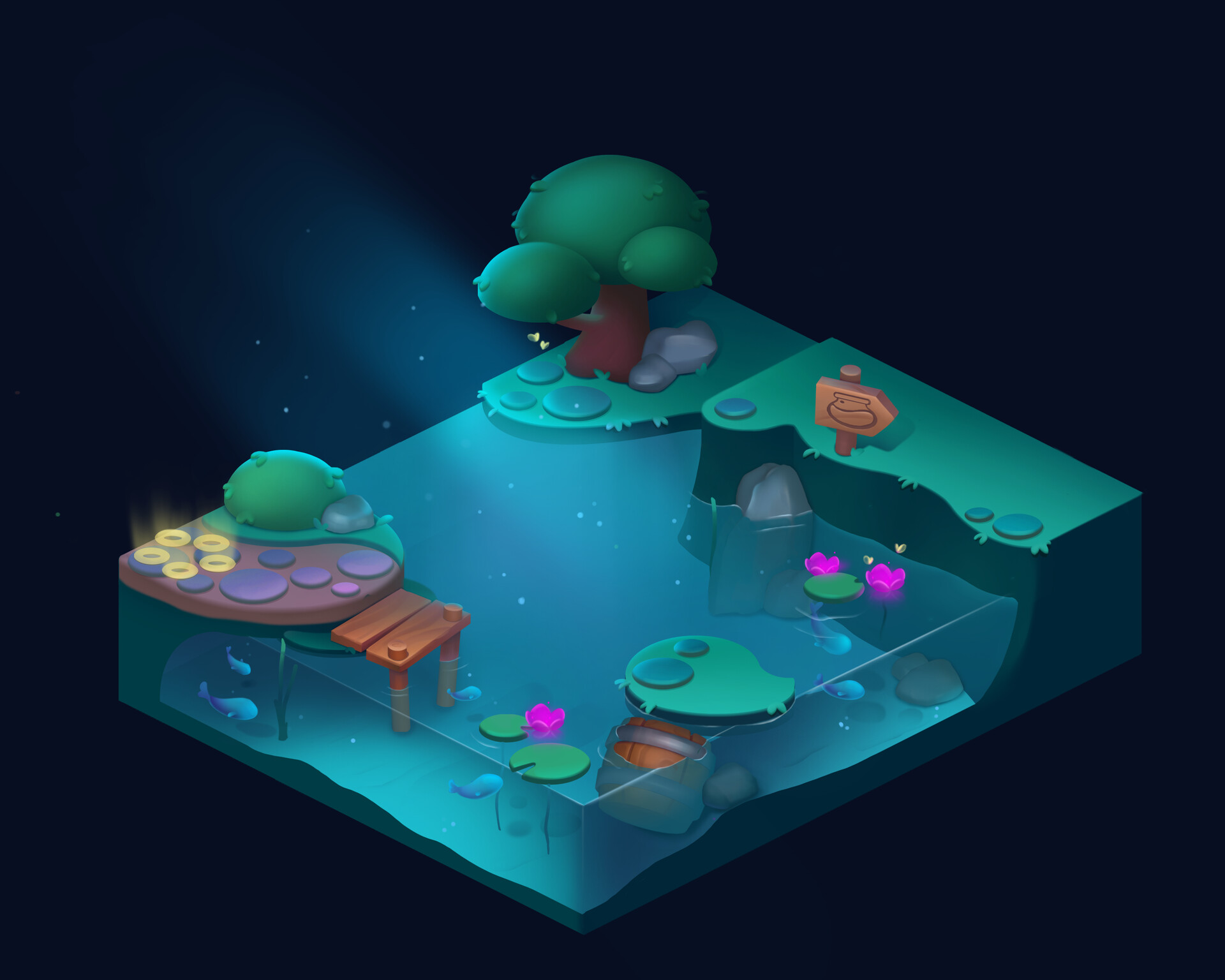 ArtStation - Isometric. Object on lication.