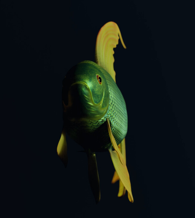 ArtStation - Green fish