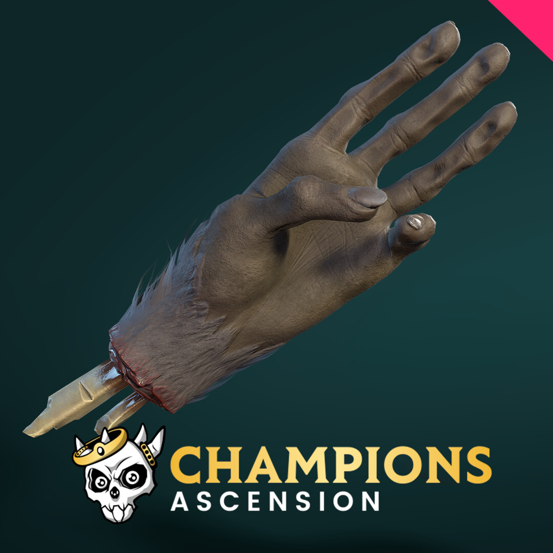 ArtStation - Cursed Monkey Hand - Pets Toys