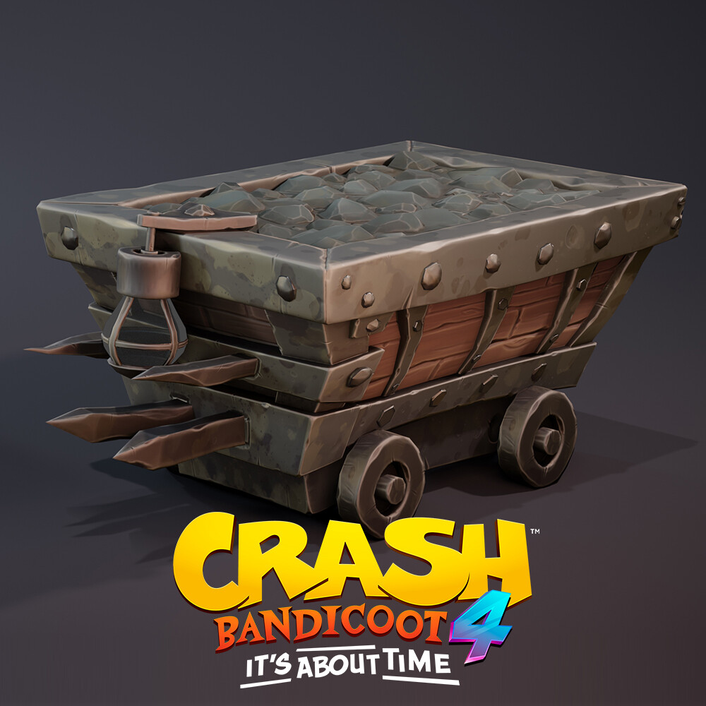 ArtStation - Crash Bandicoot 4 - Mine Cart