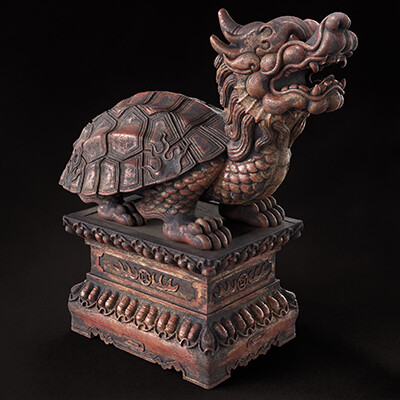 ArtStation - Dragon Turtle Sculpture