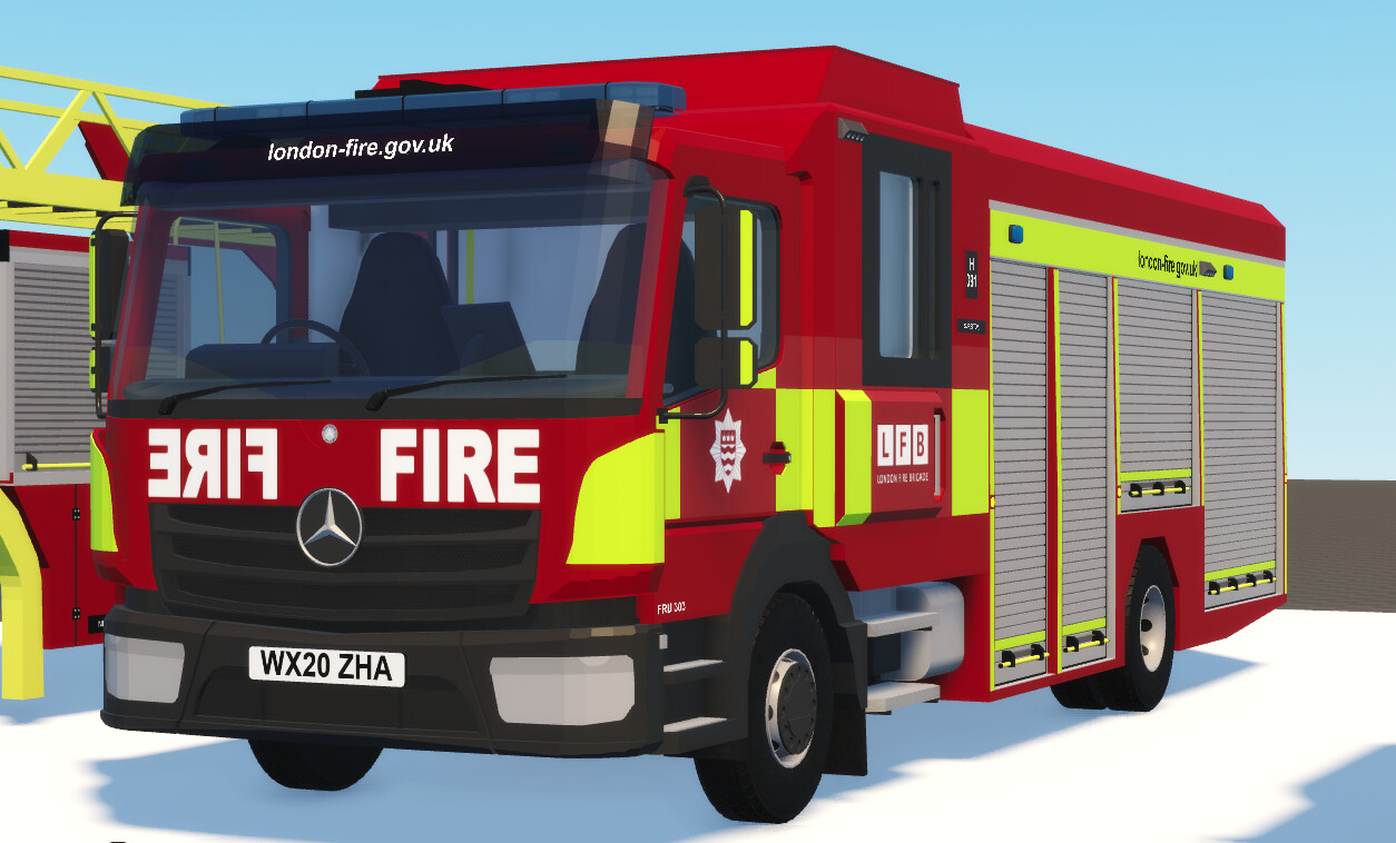 ArtStation - London Fire Brigade Fire Appliances