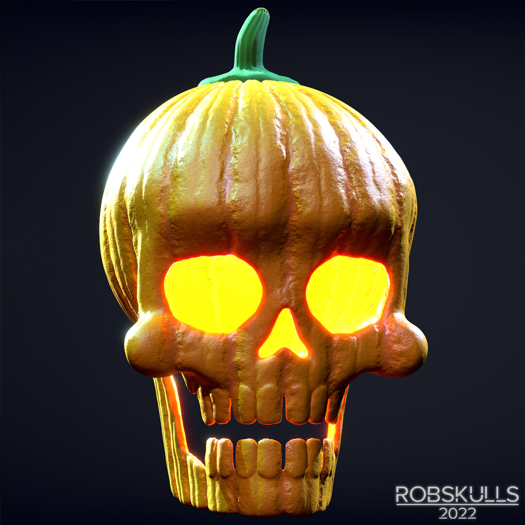 RobSkulls - Skull Pumpkin!