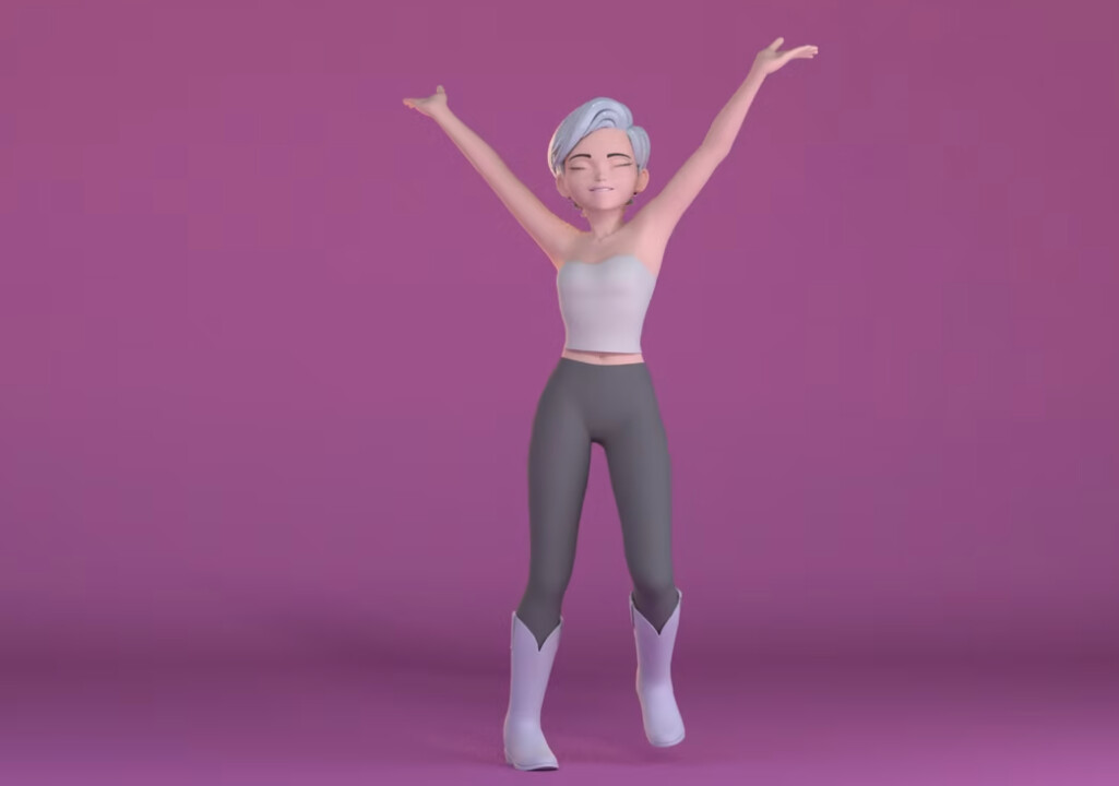 ArtStation - Zoey Dancing