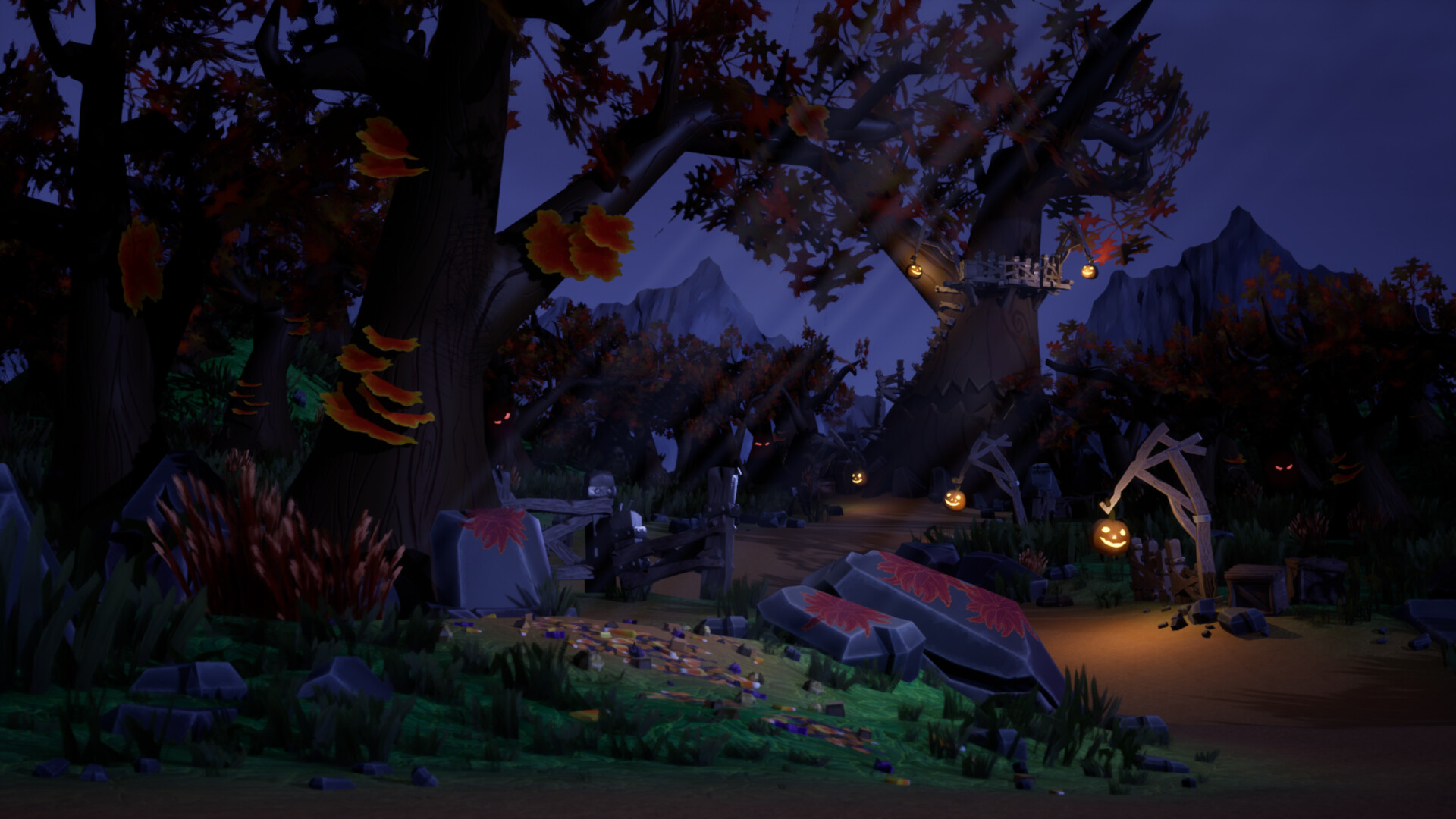 ArtStation - Spooky Tree House