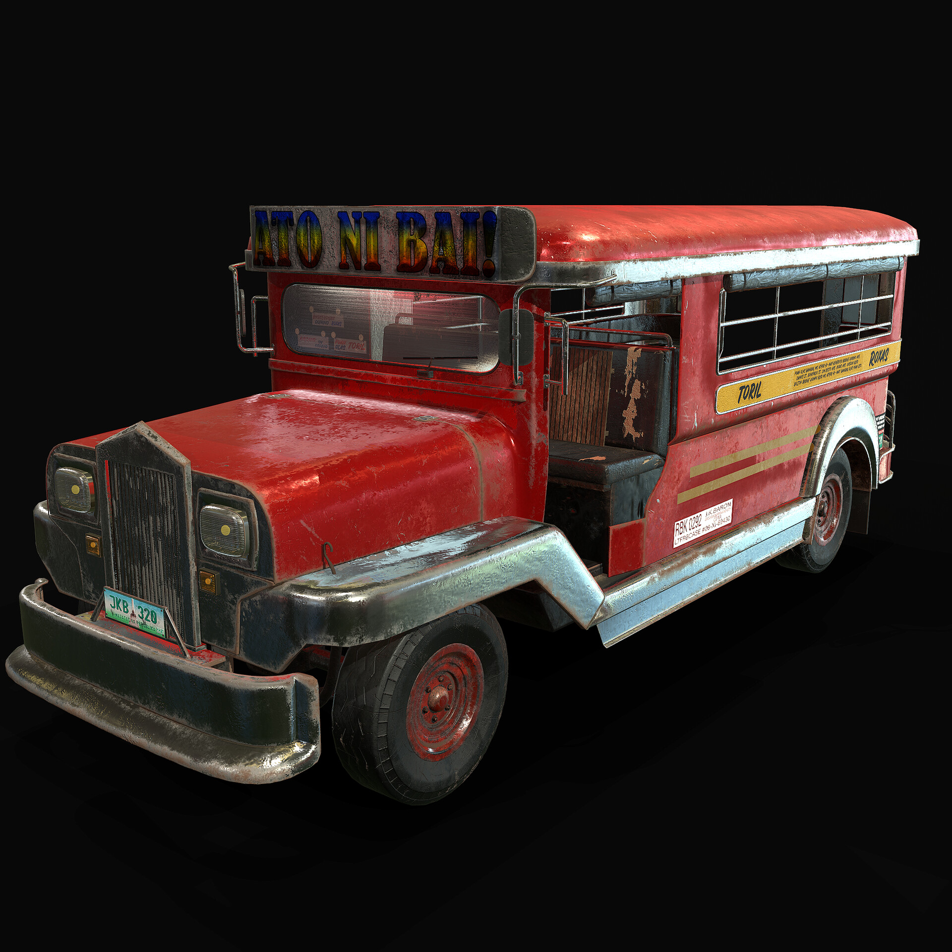 ArtStation - 90's Pinoy Dyip (Philippines Jeepney)