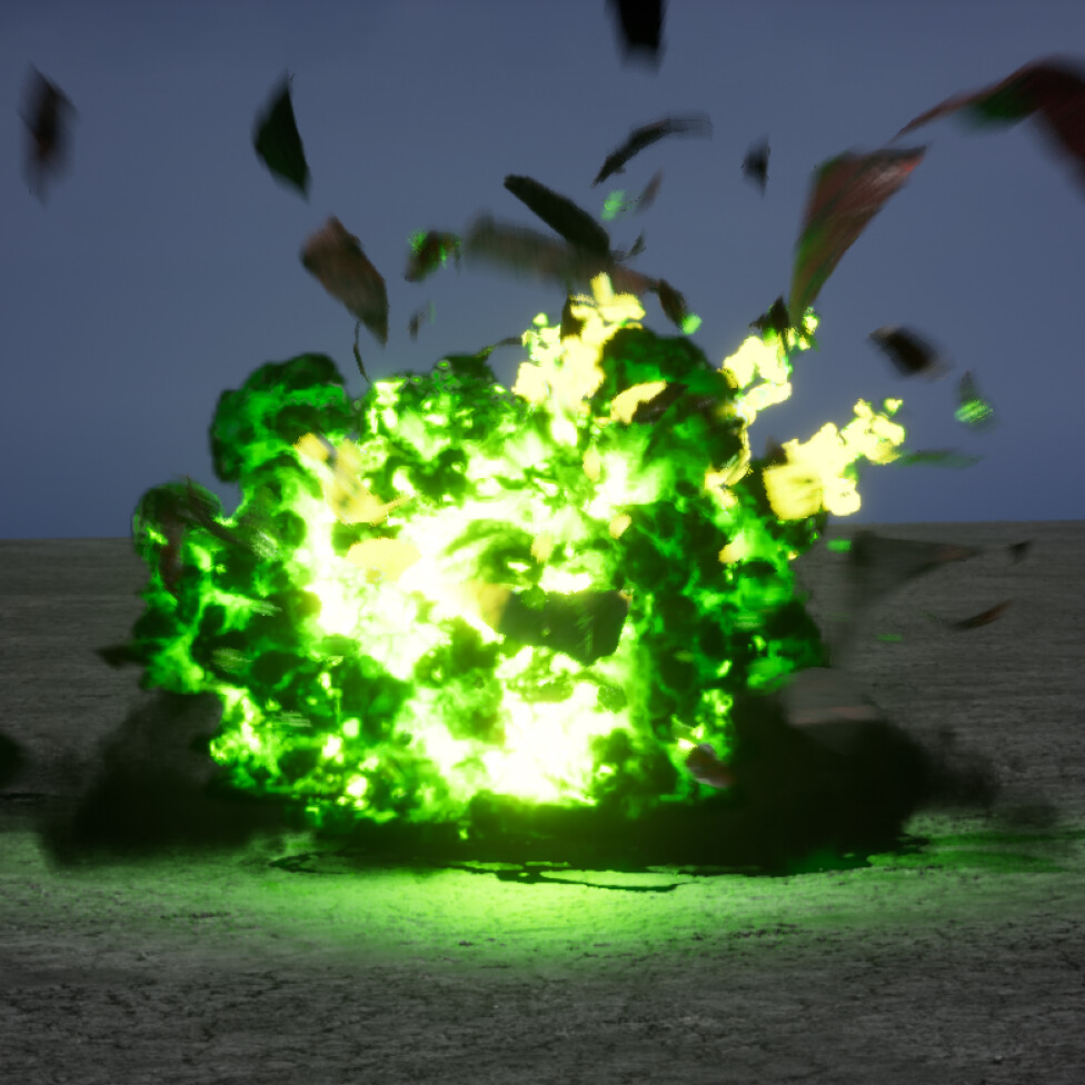 ArtStation - Poison Explosion VFX