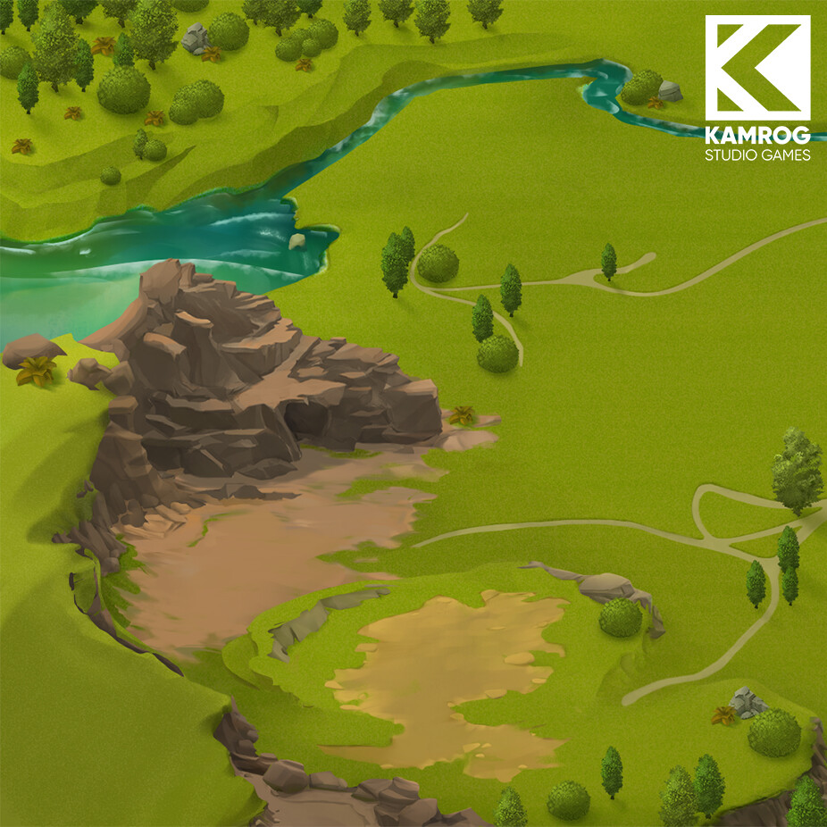 ArtStation - Map. Development of Rome