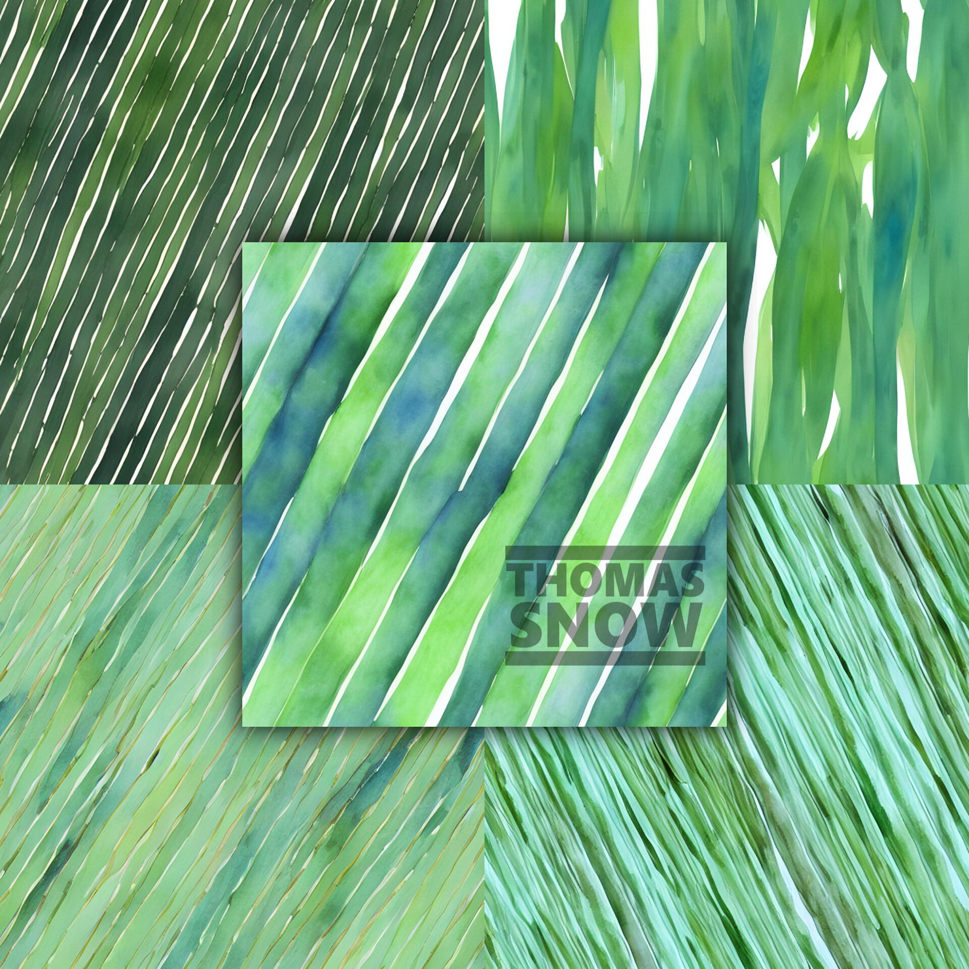 ArtStation - "Weeds" seamless patterns collection