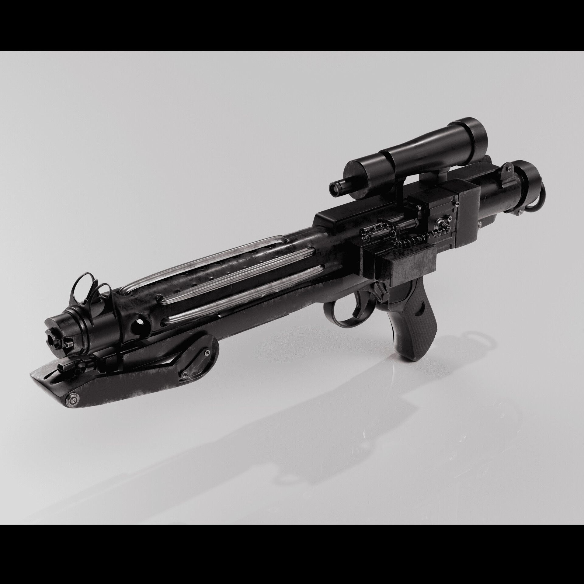 ArtStation - E-11 blaster rifle