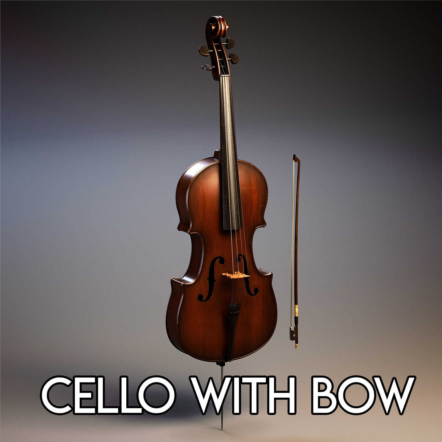 ArtStation - Cello with Bow