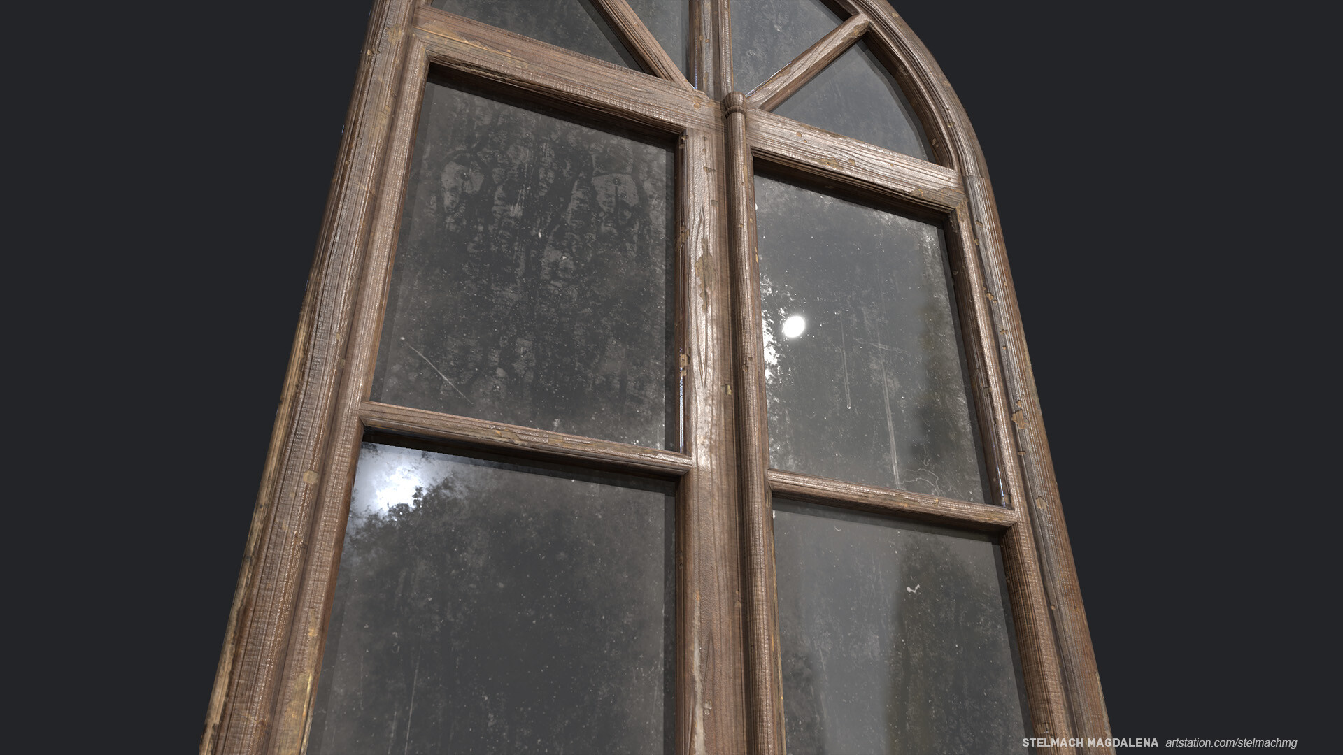 ArtStation - Old damaged window