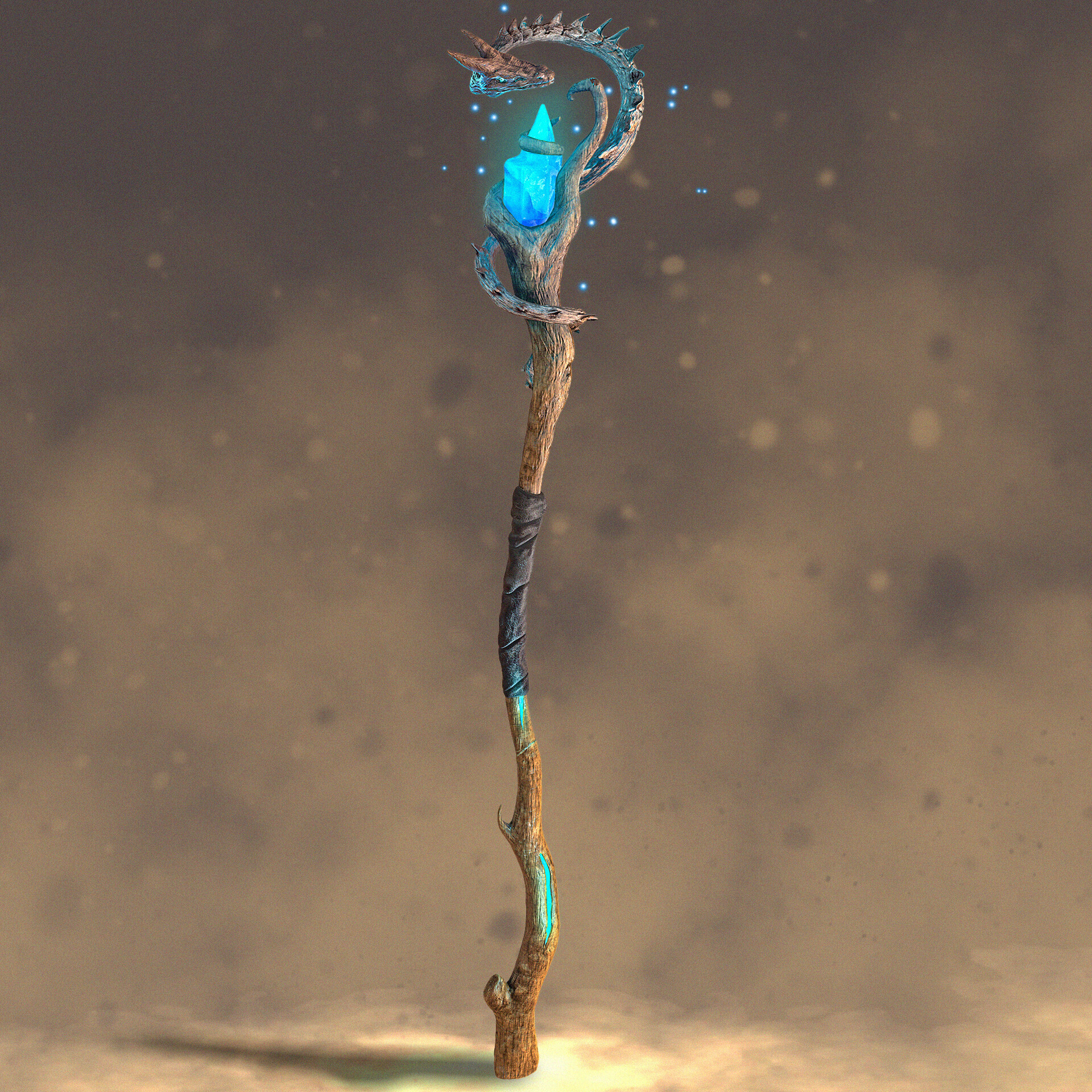 ArtStation - Merlins Staff